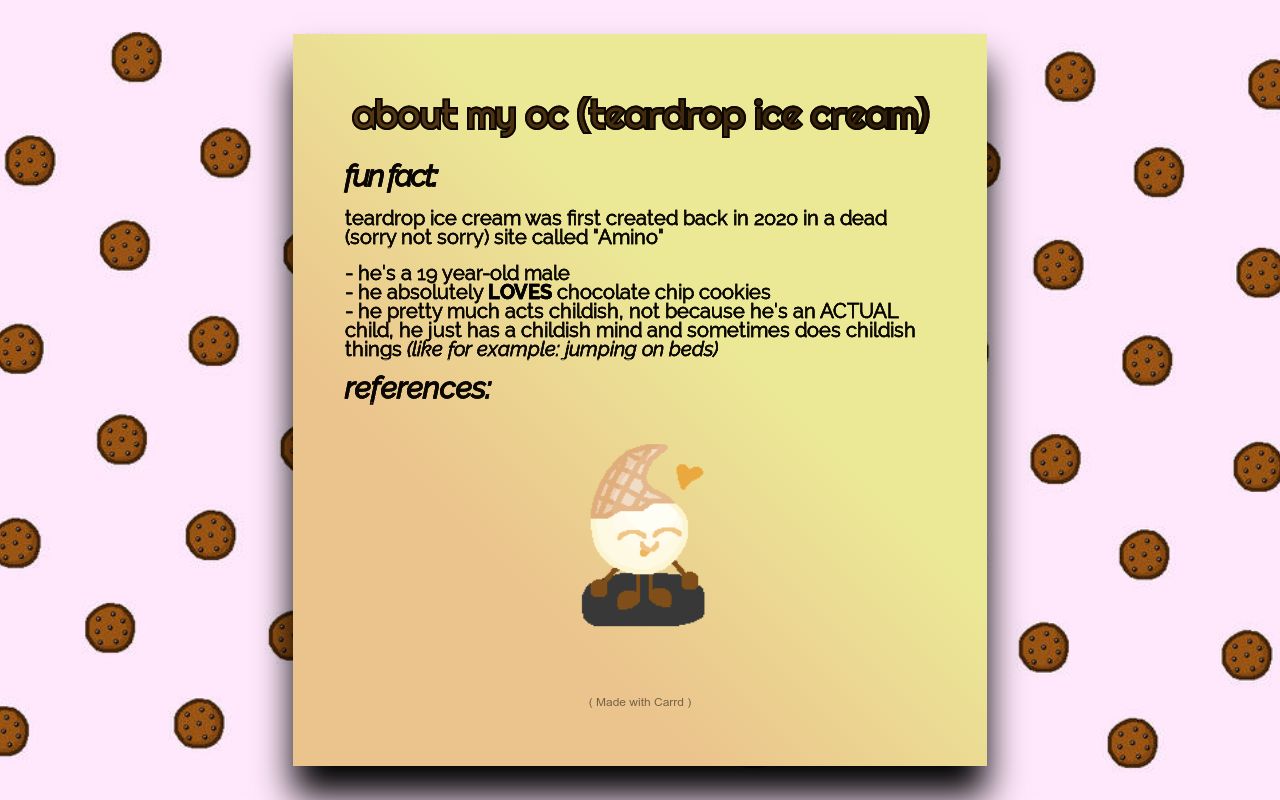 about teardrop ice cream